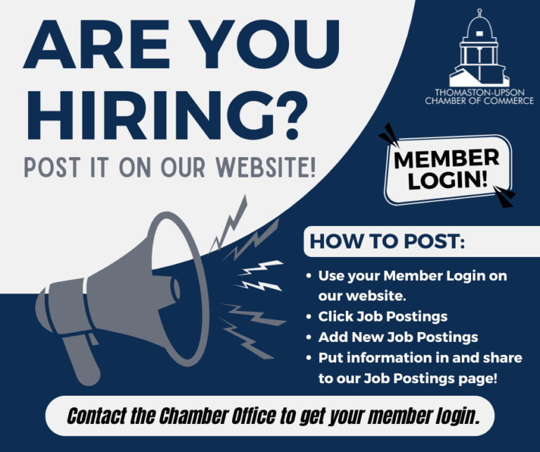 Membership Benefits - Thomaston-Upson County Chamber